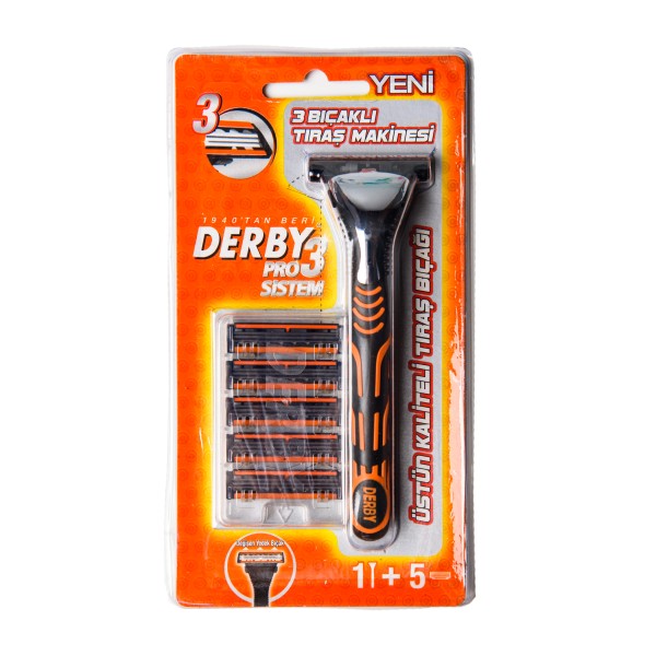 Derby System PRO 3 Skustuvas su keičiamomis galvutėmis, 1 vnt. – Beauty chest