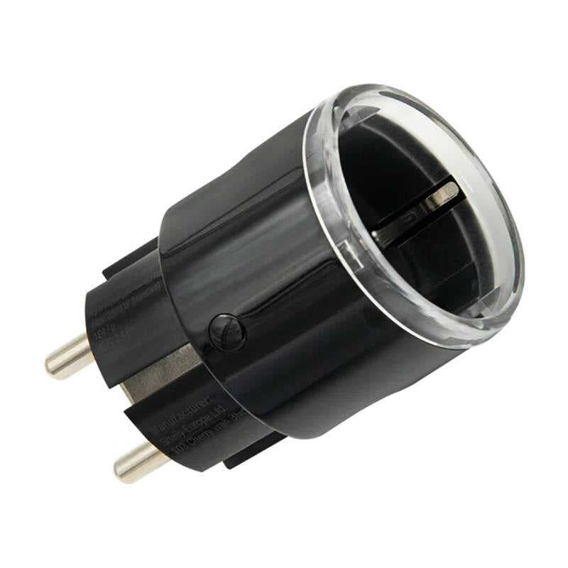 Shelly Plug S MTR Gen3 Smart Outlet (Black), Inteligentne gniazdko She ...