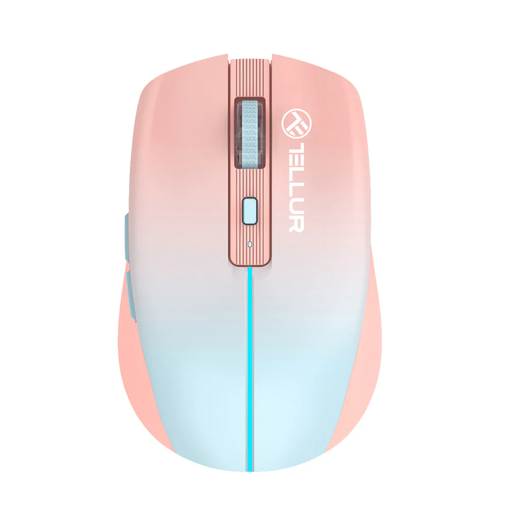 Tellur Silent Click Wireless Mouse Orange – Beauty chest