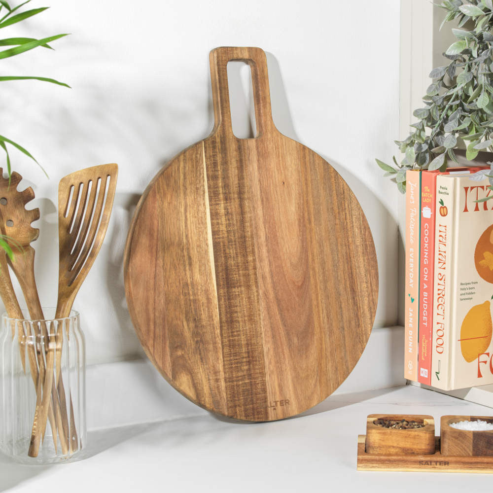 Salter BW13692EU7 Toronto Pizza Board 33 cm, Acacia Wood – Beauty chest
