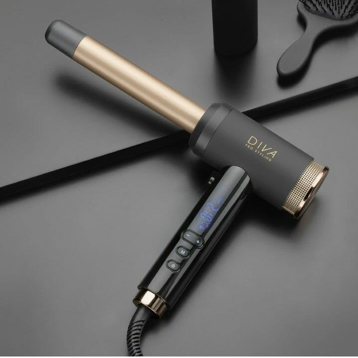 DIVA PRO STYLING Air Curl Curling tool with cold air jet + gift/surpri ...