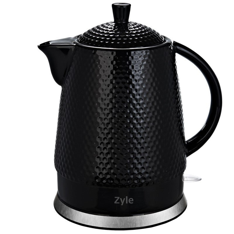 Ceramic kettle Zyle ZY19KWS, capacity 1.5 l, black – Beauty chest