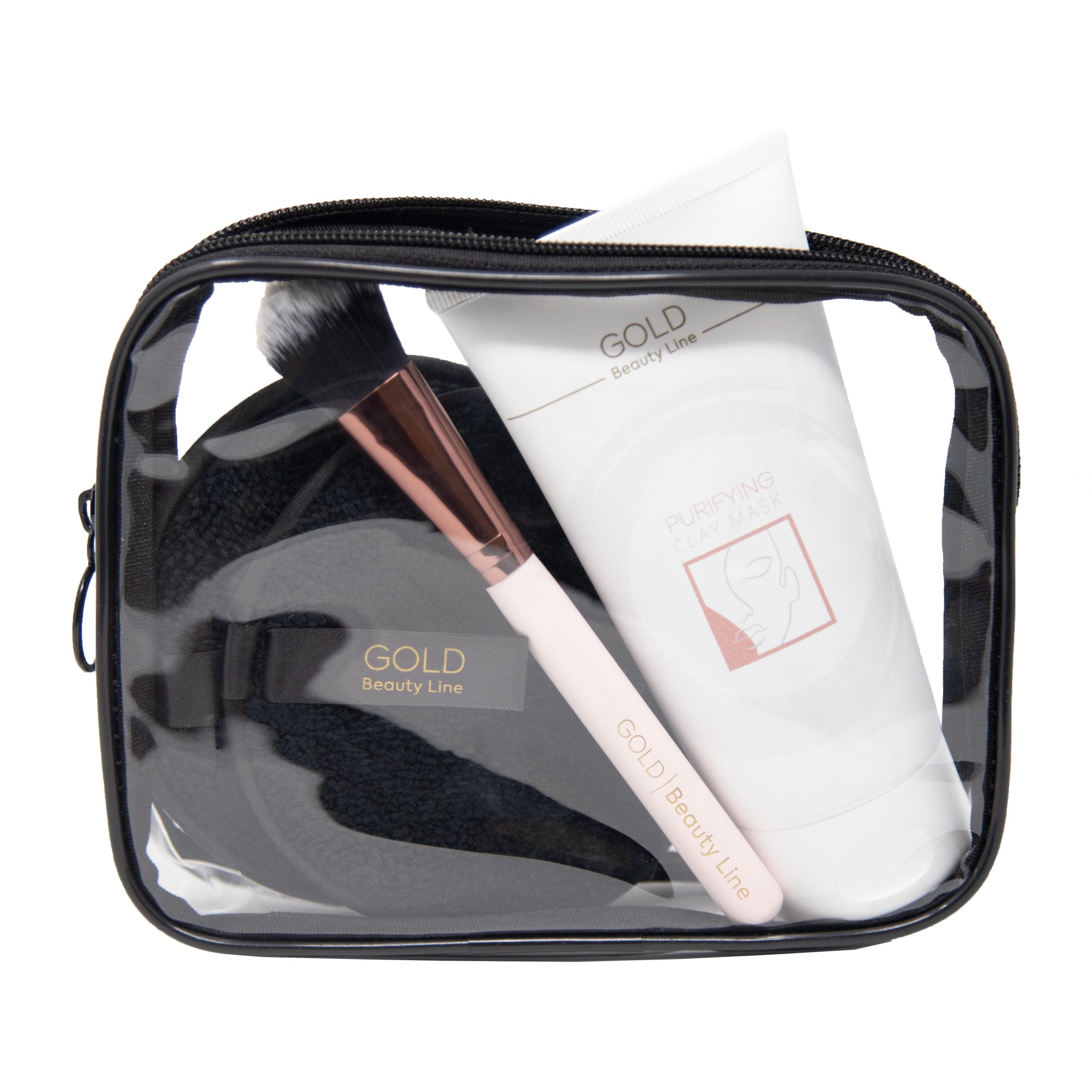 Gold Beauty Line Valomojo molio kaukė praturtina mineralais (rinkinys ...