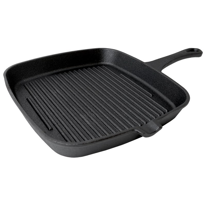 Square cast iron pan with grill surface Zyle 23 x 23 cm, ZY123KGFP ...